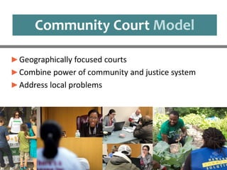 Creating a more coordinated approach to justice, Liberty Aldrich | PPT