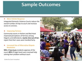 Creating a more coordinated approach to justice, Liberty Aldrich | PPT