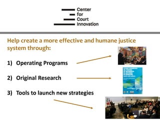 Creating a more coordinated approach to justice, Liberty Aldrich | PPT