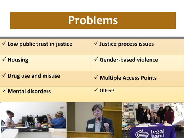 Creating a more coordinated approach to justice, Liberty Aldrich | PPT