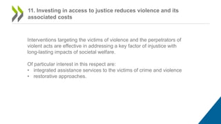 Business case for acess to justice - Reza Lahidji | PPT