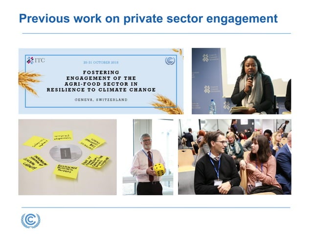 Session 5.5a: Engagement of the private sector into national adaptation ...