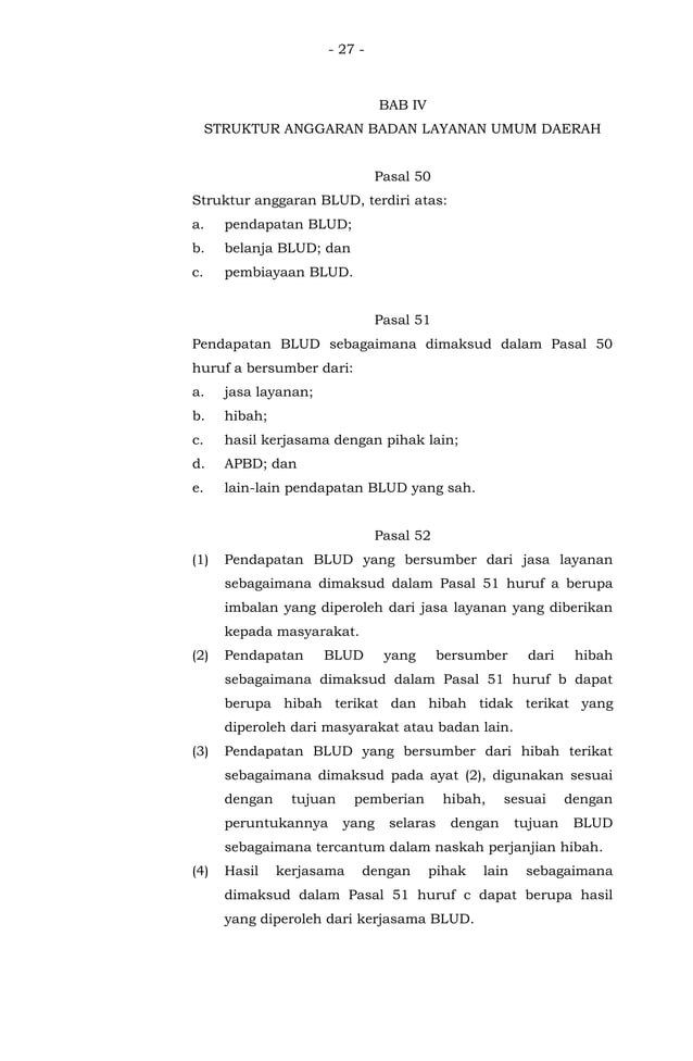 Permendagri 79 2018 BLUD | PDF