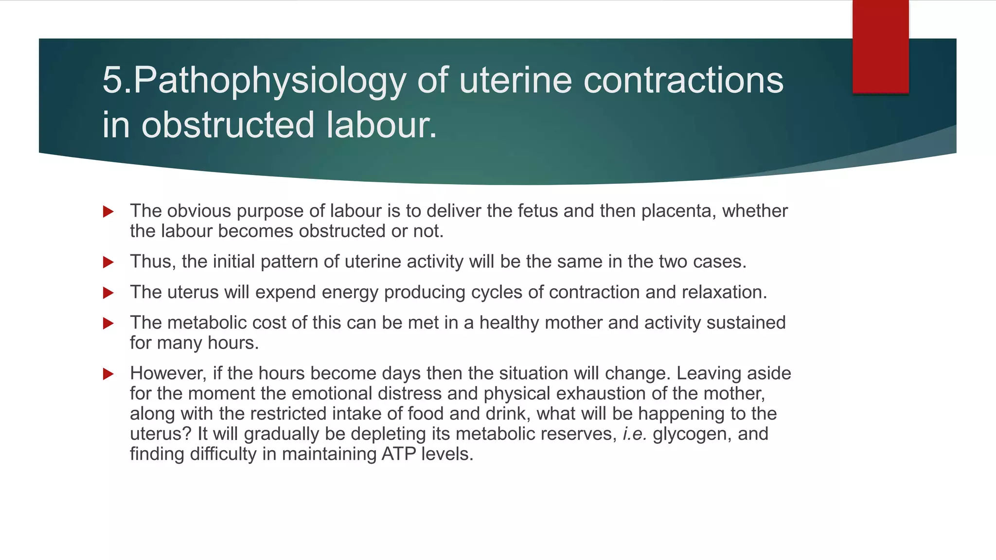 OBSTRUCTED LABOR | PPTX