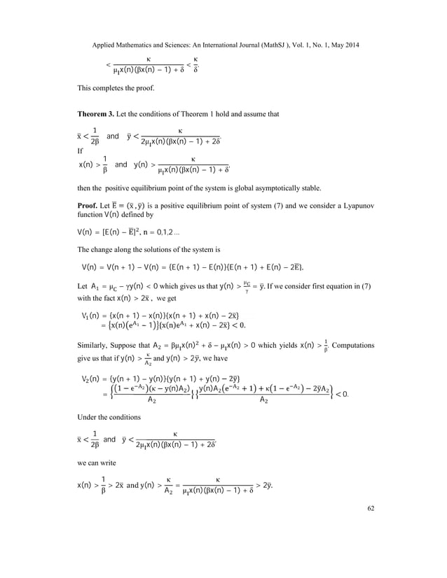 DISCRETIZATION OF A MATHEMATICAL MODEL FOR TUMOR-IMMUNE SYSTEM INTERACTION WITH PIECEWISE ...
