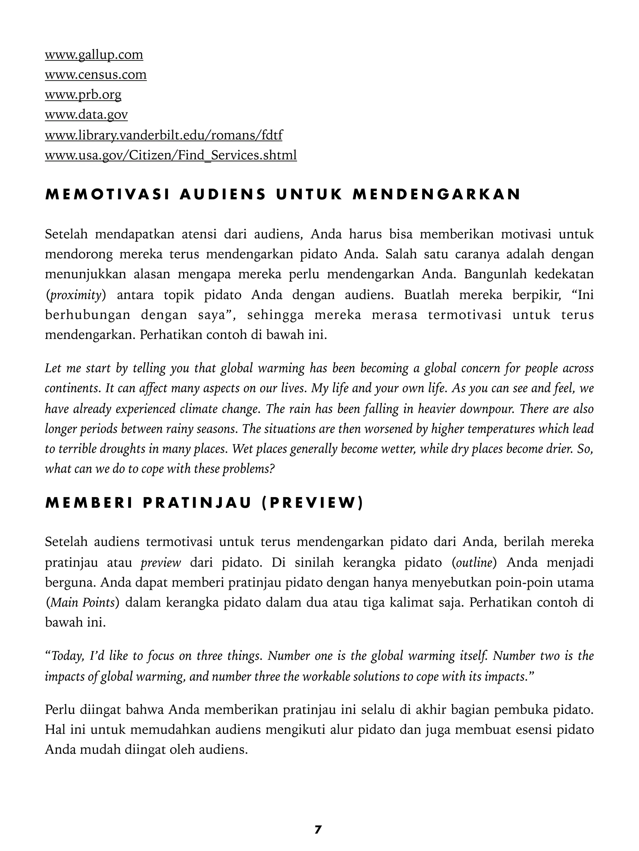 Merancang Pembuka & Penutup Pidato | PDF
