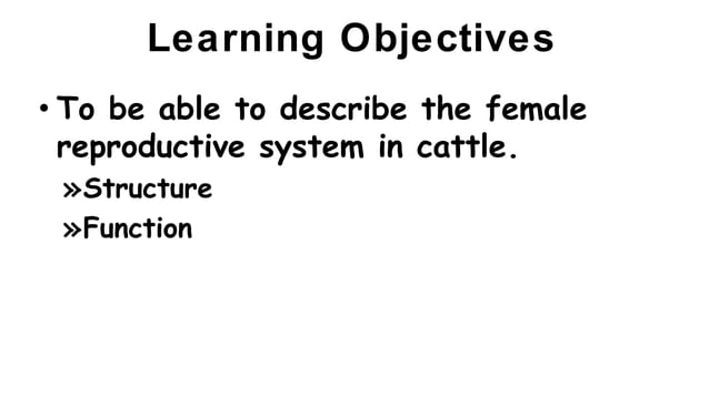 Female Reproductive Tract Anatomy of Domestic Animals | PPT | Pregnancy ...
