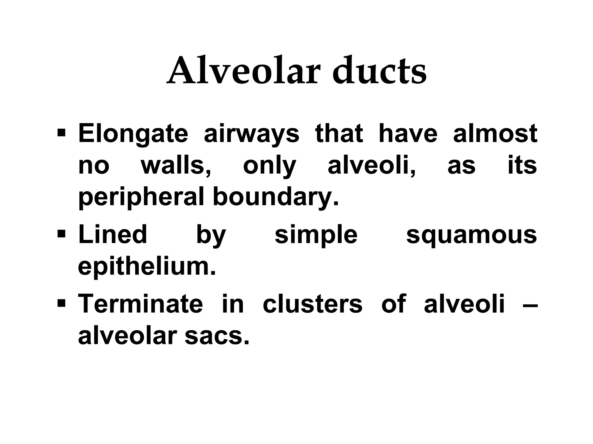 Histology of the Respiratory System | PPTX