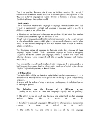 INTRODUCTION TO LANGUAGE | DOCX