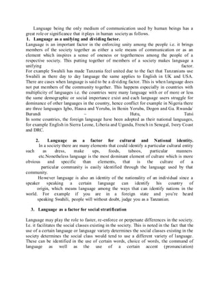 INTRODUCTION TO LANGUAGE | DOCX