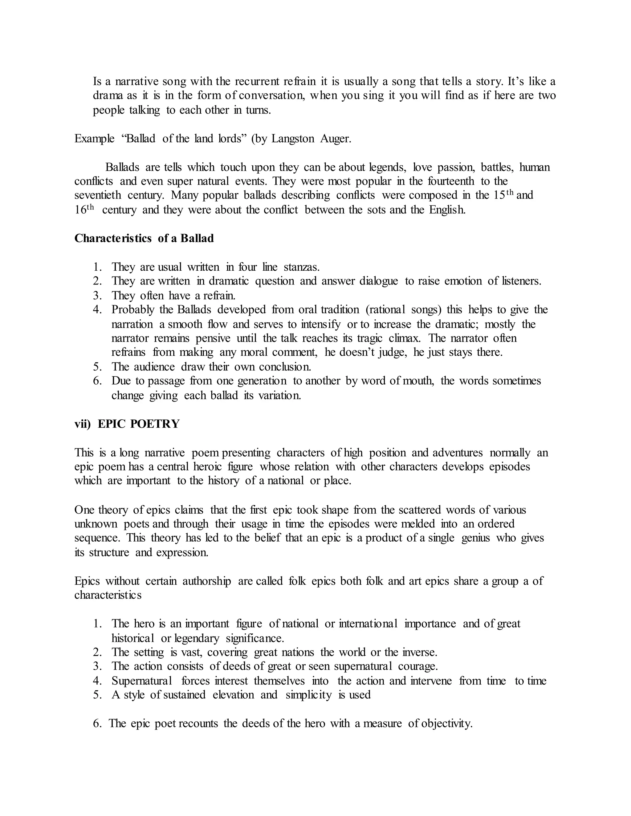 BASIC CONCEPTS OF LITERATURE | DOCX