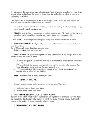 BASIC CONCEPTS OF LITERATURE | DOCX