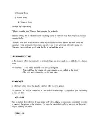 BASIC CONCEPTS OF LITERATURE | DOCX