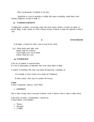 BASIC CONCEPTS OF LITERATURE | DOCX