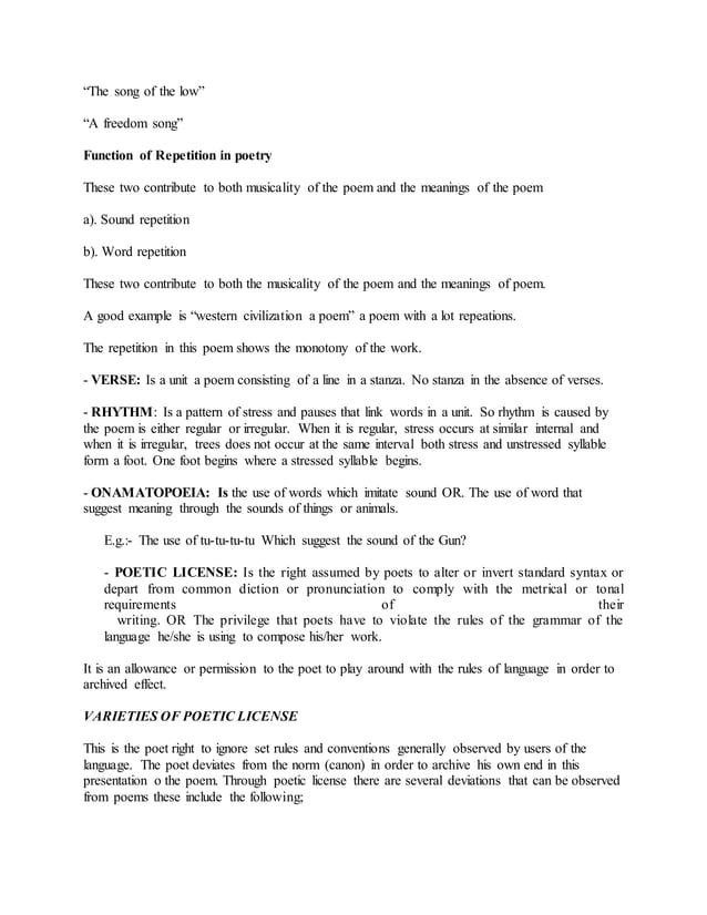 BASIC CONCEPTS OF LITERATURE | PDF