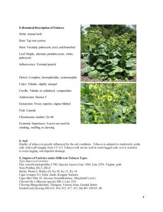 1. Production Technology of Tobacco | DOCX