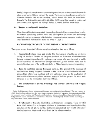 THE RISE OF CAPITALISM IN EUROPE | DOCX