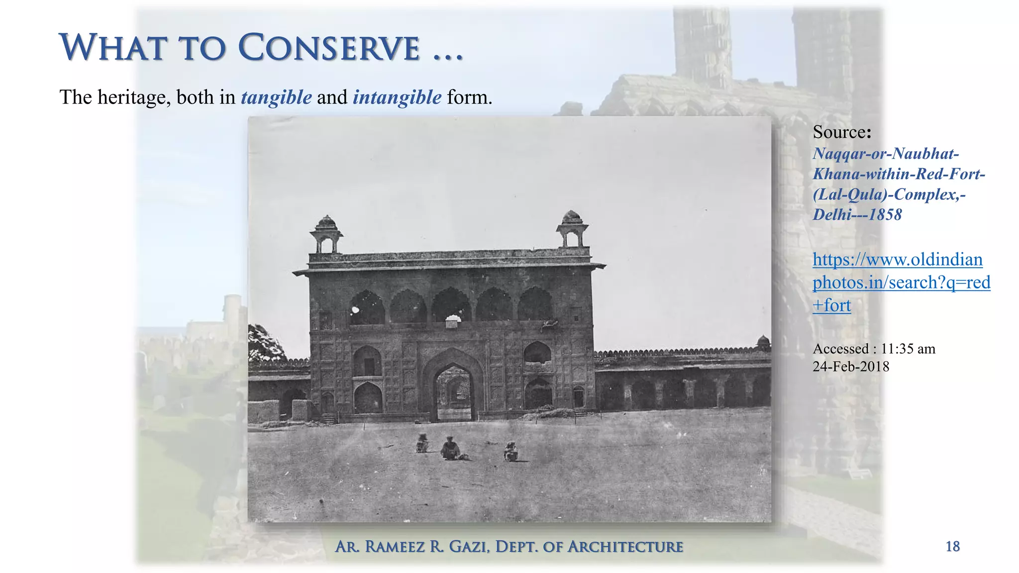 Introduction to conservation | PPT