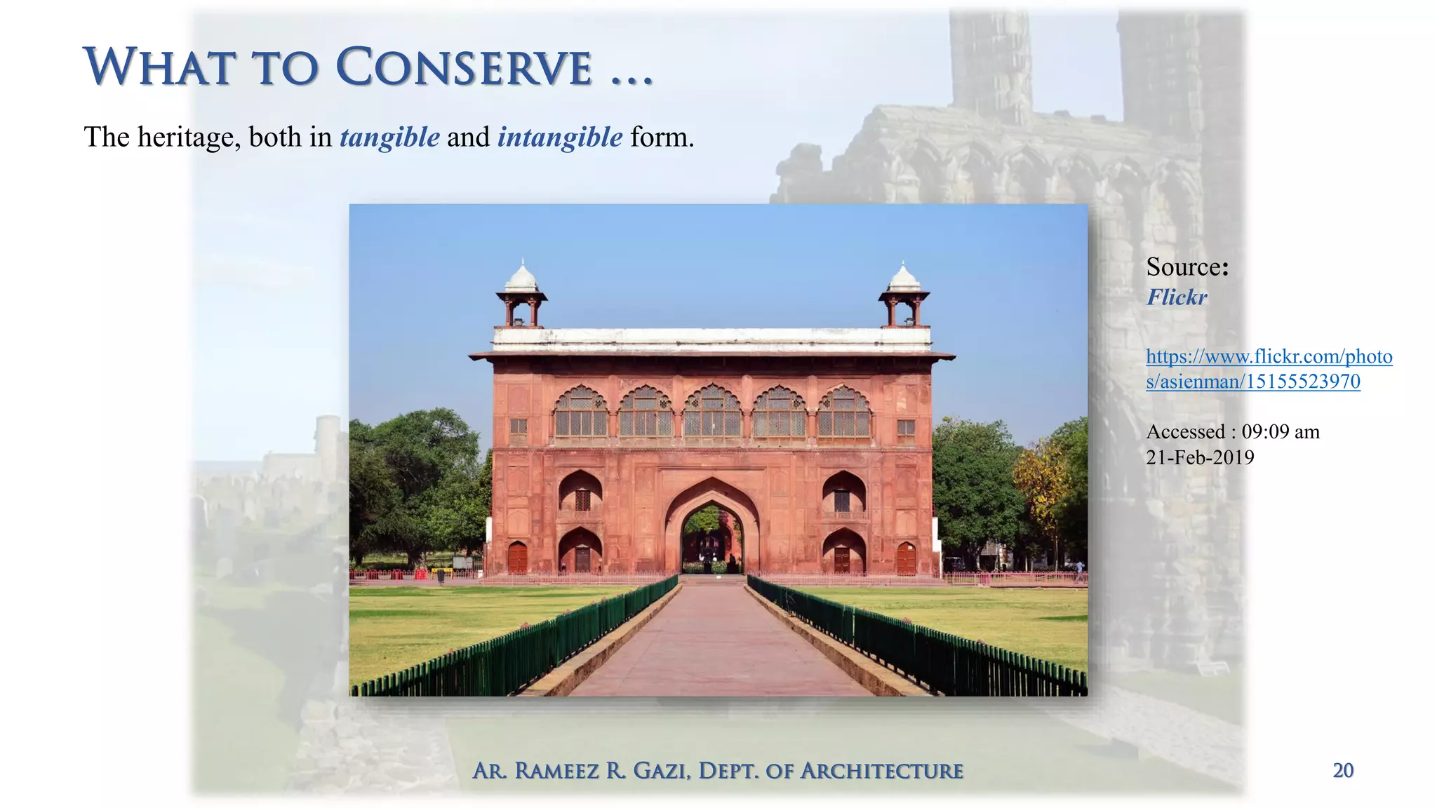 Introduction to conservation | PPT