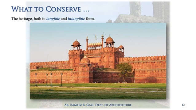 Introduction to conservation | PPT