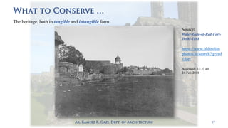 Introduction to conservation | PPT