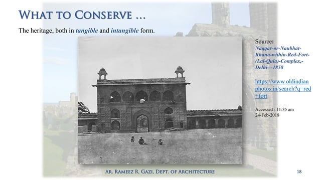 Introduction to conservation | PPT