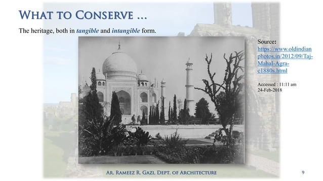 Introduction to conservation | PPT