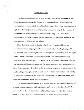 design of high rise building | PDF