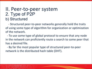 Peer to peer system - Mạng ngang hàng. | PPT