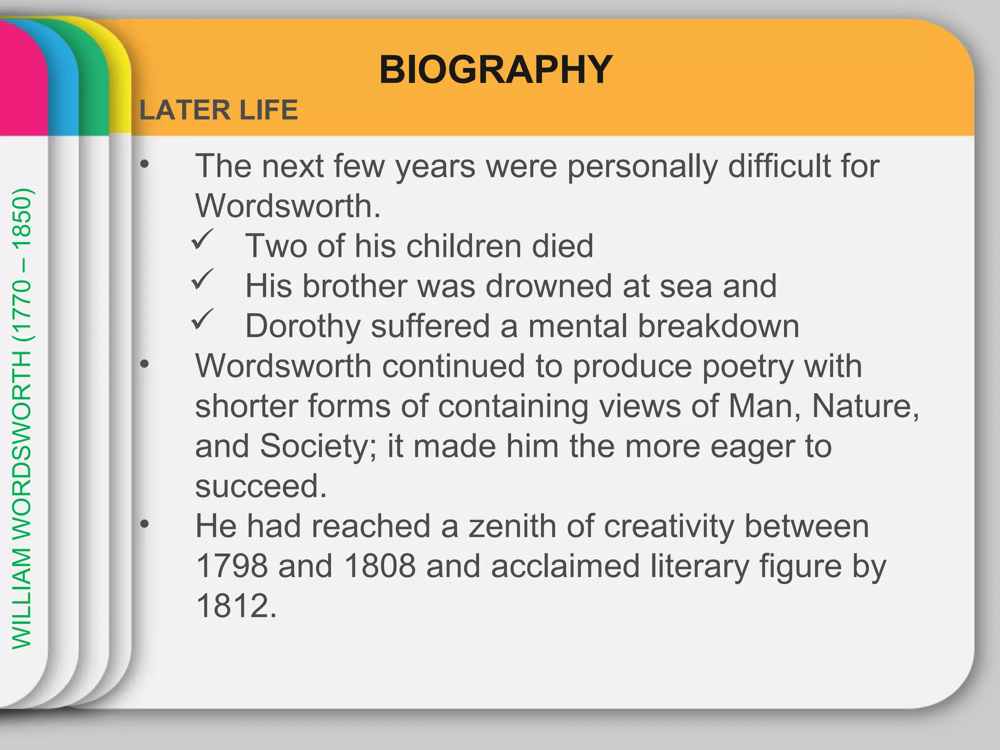 william wordsworth | PPT