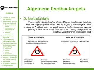 PPT feedback als motor voor zelfregulerend leren | PPTX