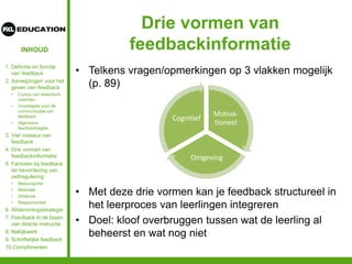 PPT feedback als motor voor zelfregulerend leren | PPTX