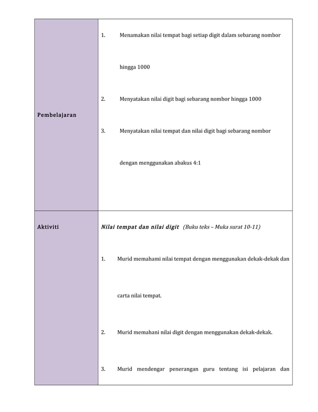 1. nombor hingga 1000 | PDF