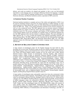 CONSTRUCTION OF ENGLISH-BODO PARALLEL TEXT CORPUS FOR STATISTICAL ...