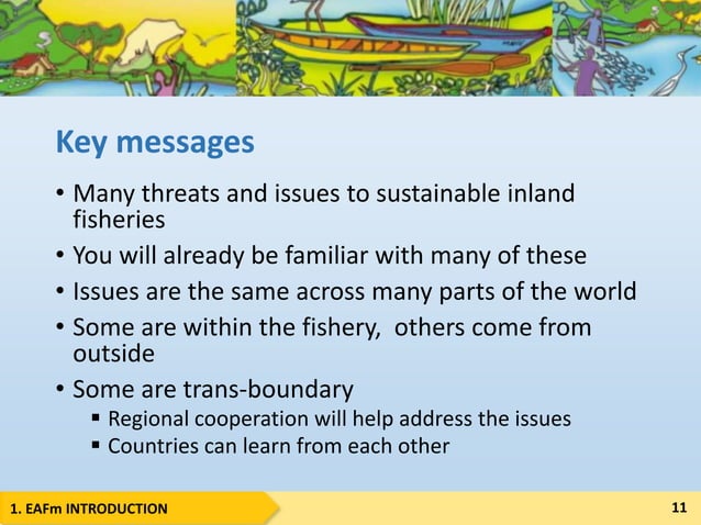 1. Essential EAFm (inland fisheries) : Course overview | PPTX ...