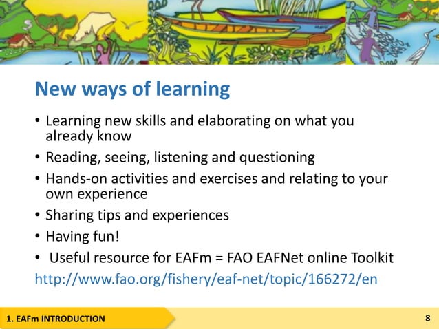 1. Essential EAFm (inland fisheries) : Course overview | PPTX ...