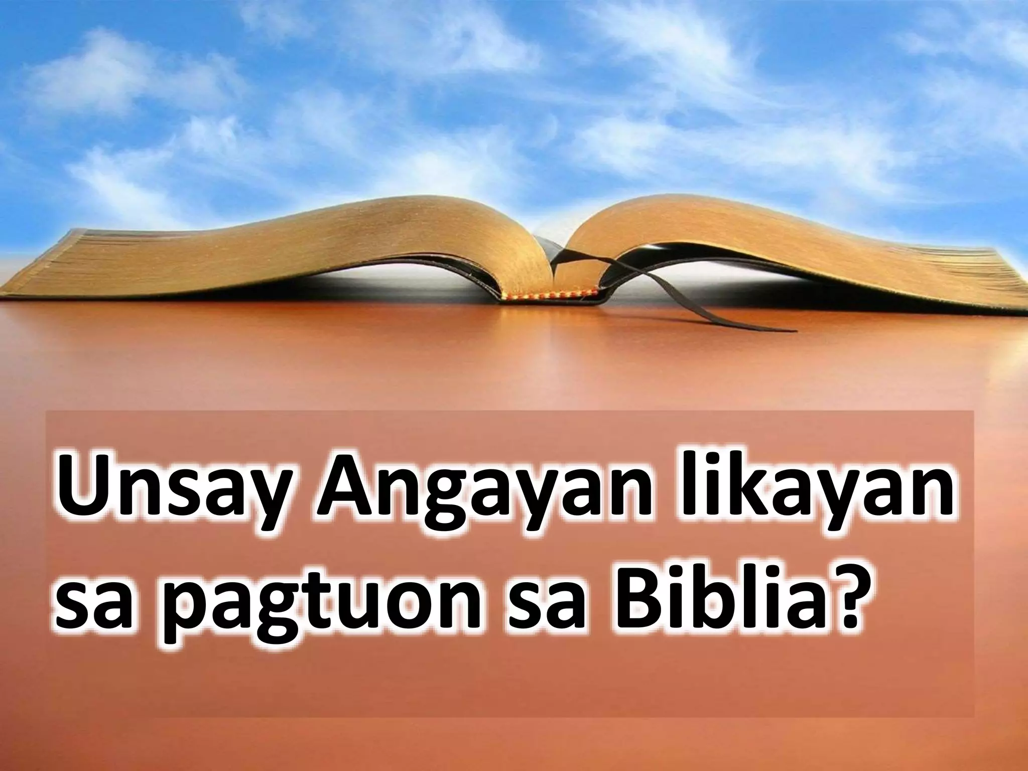Ang Pulong Sa Dios | PPTX