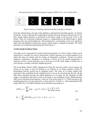 RECOGNITION OF HANDWRITTEN MEITEI MAYEK SCRIPT BASED ON TEXTURE FEATURE ...