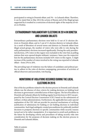 A lost vote. Is this a lifetime silence? | PDF