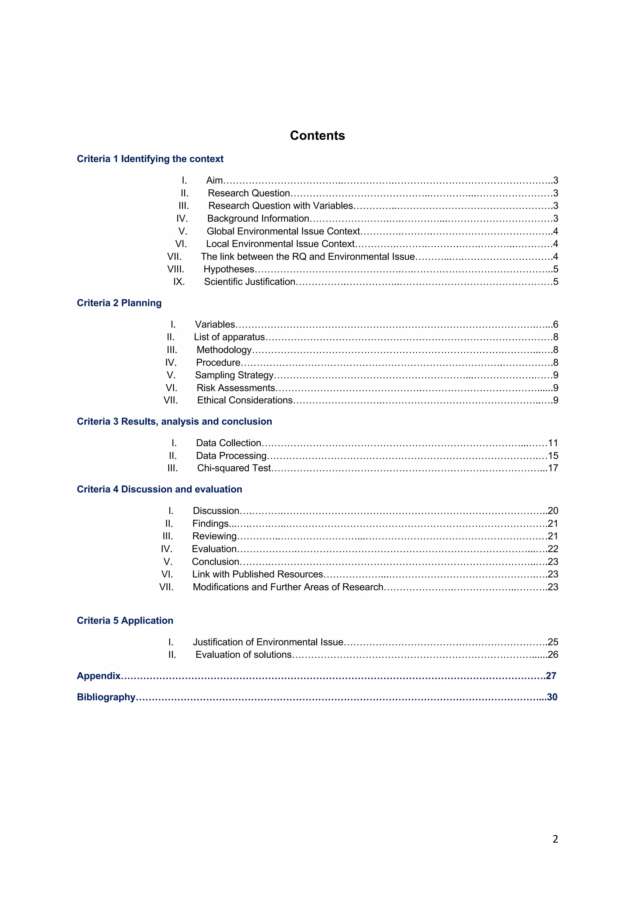 ESS INTERNAL ASSESSMENT 2019-SURVEY | PDF