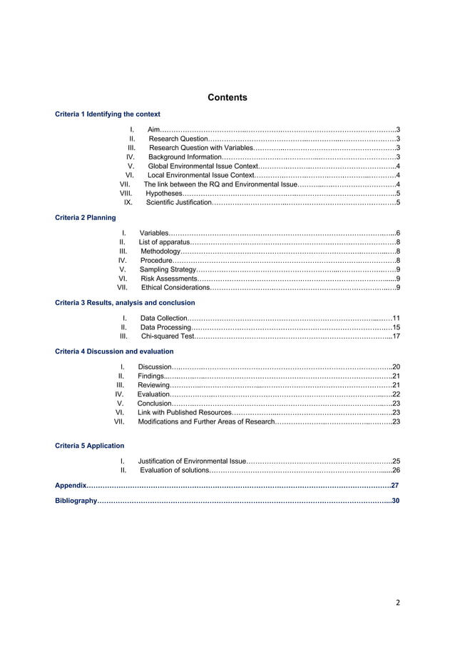 ESS INTERNAL ASSESSMENT 2019-SURVEY | PDF