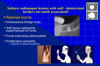 Oral radiology intro differential diagnosis | PPT