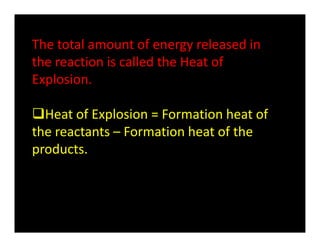 Details on Chemical Explosion | PDF