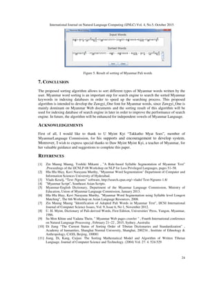 MYANMAR WORDS SORTING | PDF