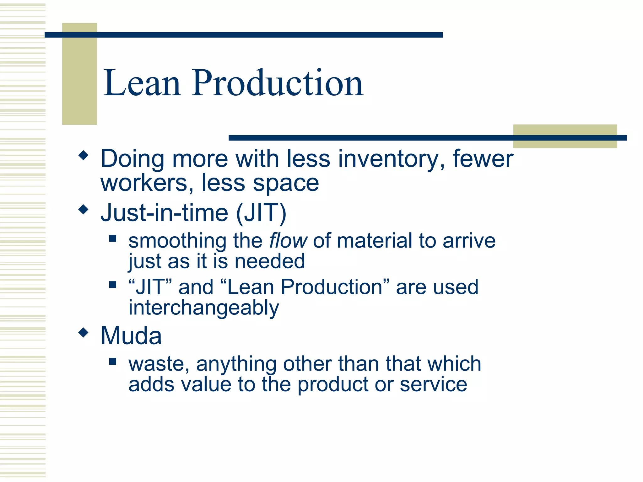Basic Elements of Lean | PPT