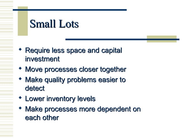Basic Elements of Lean | PPT