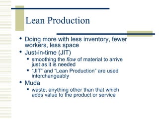 Basic Elements of Lean | PPT