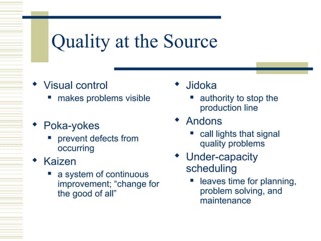 Basic Elements of Lean | PPT