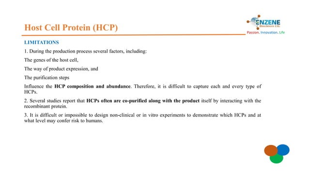 Host Cell Proteins | PPTX | Infectious Diseases | Diseases and Conditions