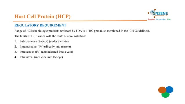 Host Cell Proteins | PPTX | Infectious Diseases | Diseases and Conditions
